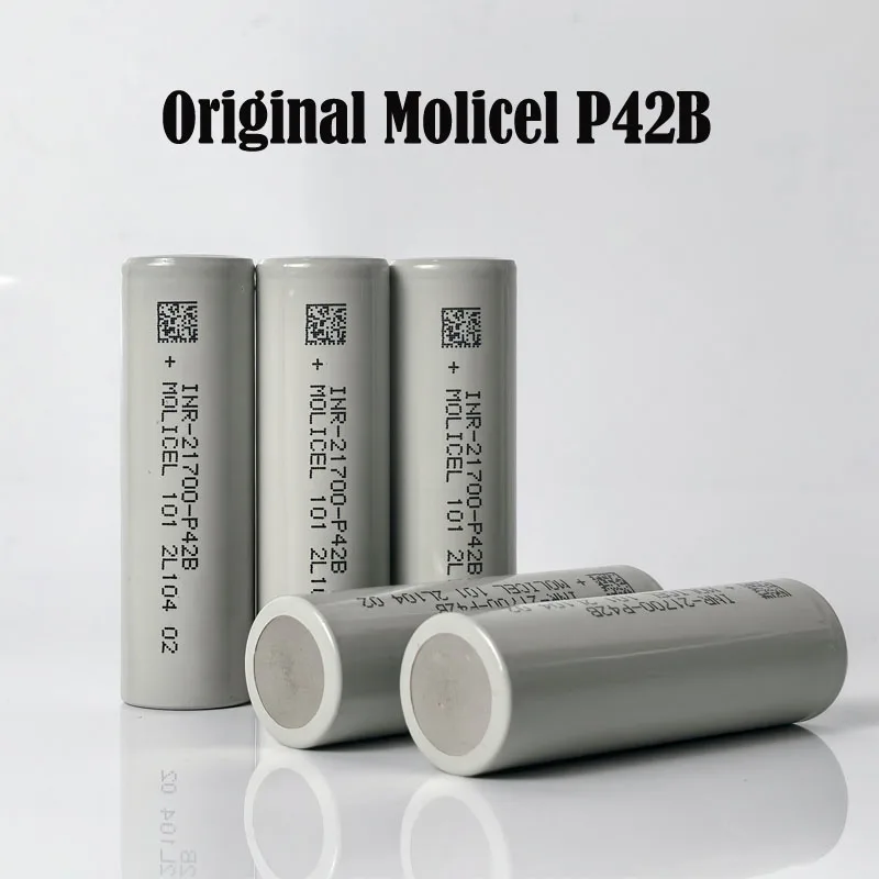 Newest-Molicel-P42B-INR21700-Battery-3-6V-4200mAh-Rechargable-lithium-Batteries-45A-Low ...