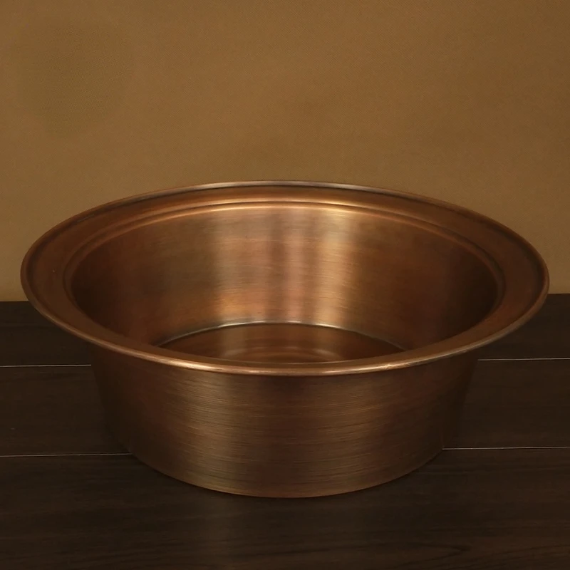 Pure-Copper-Thickened-Pedicure-Basin-Hand-washing-Foot-Basin-Washbasin ...