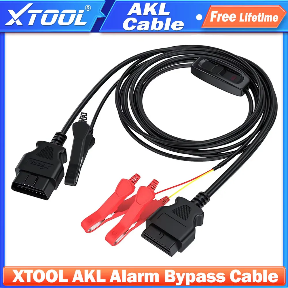 XTOOL AKL Alarm Bypass Cable All Key Lost Key Programmer AdapterFor ...