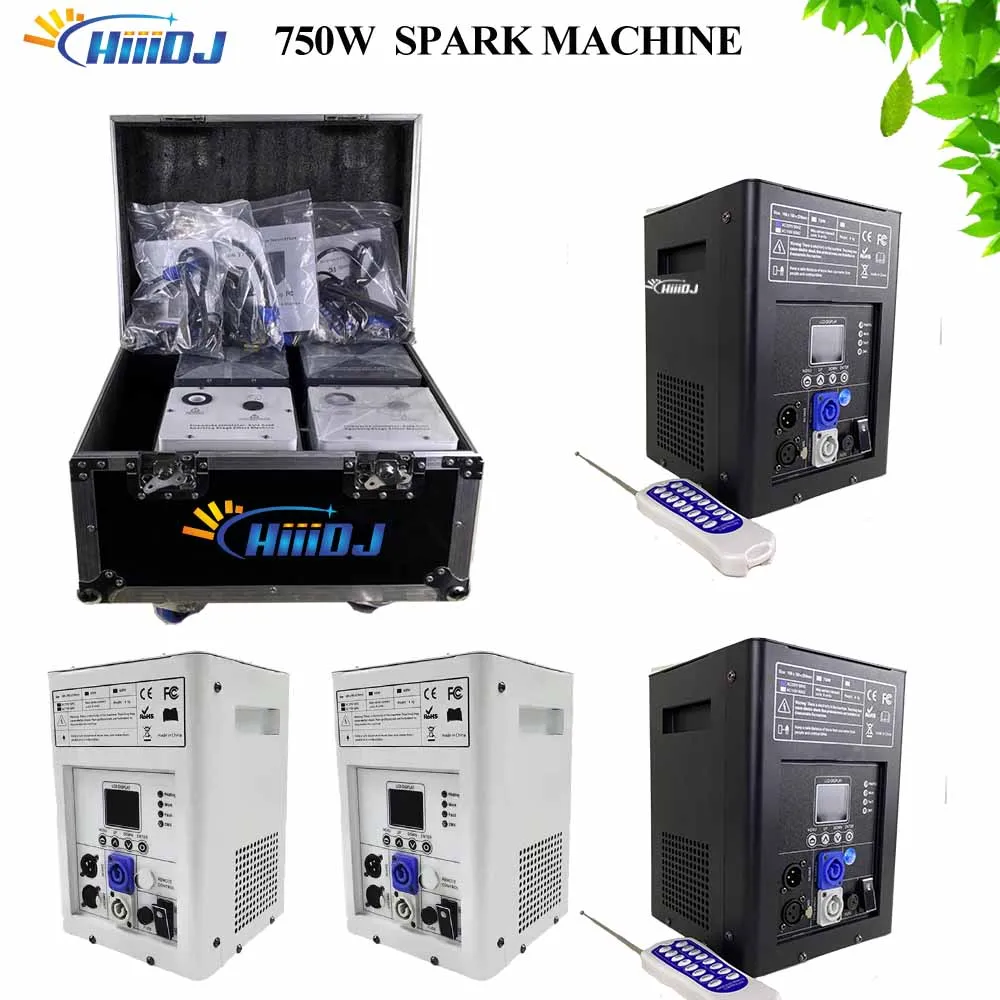 750W-Cold-Spark-Wedding-Sparkler-Fountain-Fireworks-Wireless-DmX ...