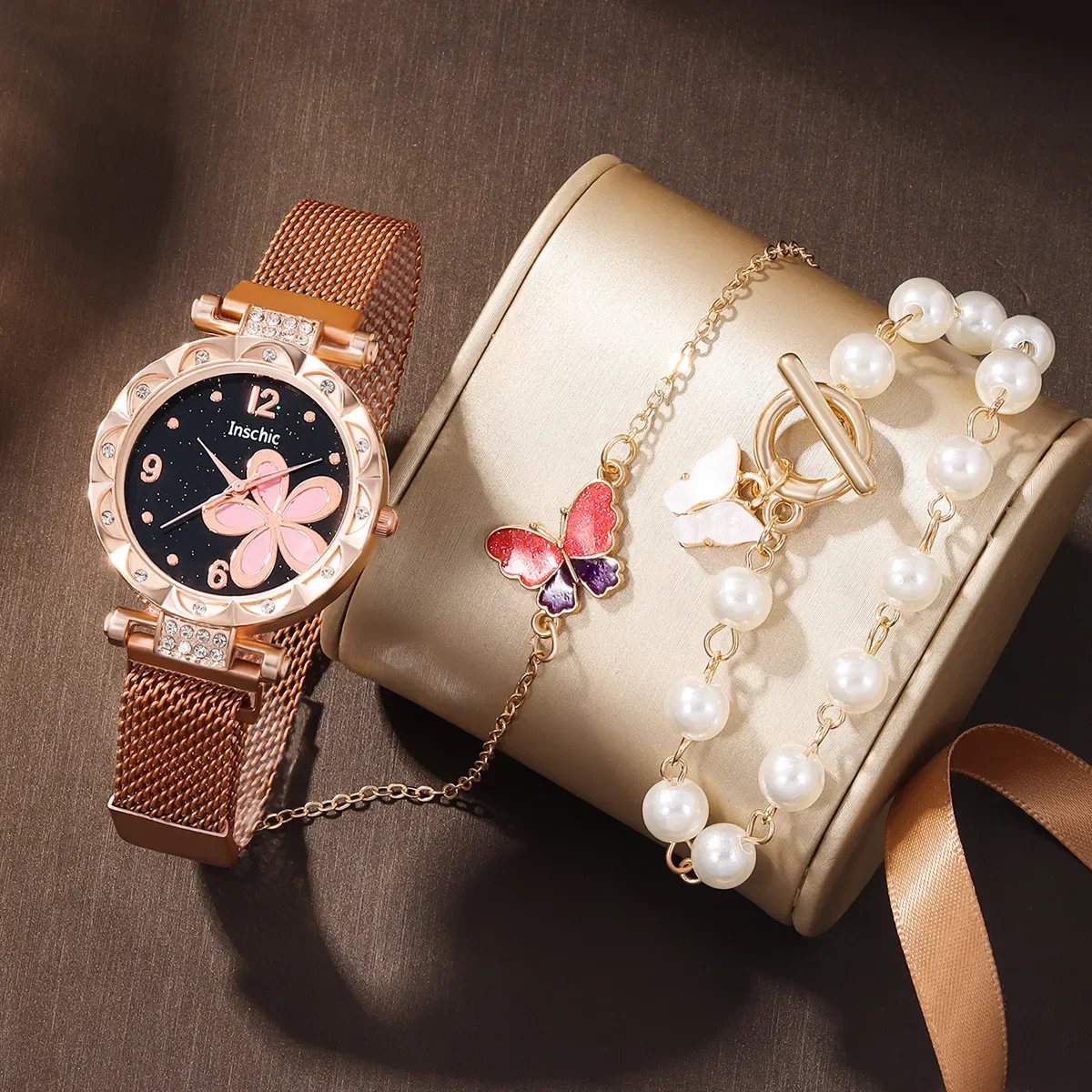Reloj-Digital-de-cuarzo-con-diamantes-de-imitaci-n-para-mujer-pulsera ...