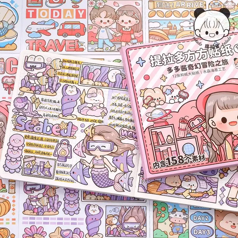 Mr-Paper-Washi-Stickers-Cartoon-Theme-Kawaii-Stickers-Handbook-DIY-Goo ...
