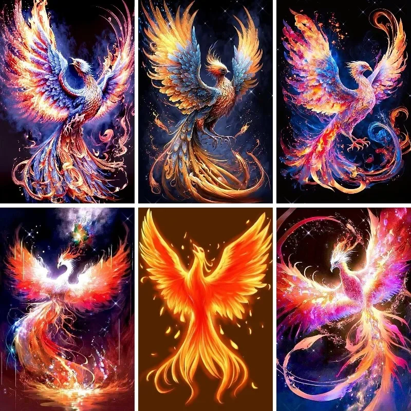Fire-Phoenix-DIY-5D-Diamond-Painting-Kits-for-Adults-Child-Witch-Fire ...