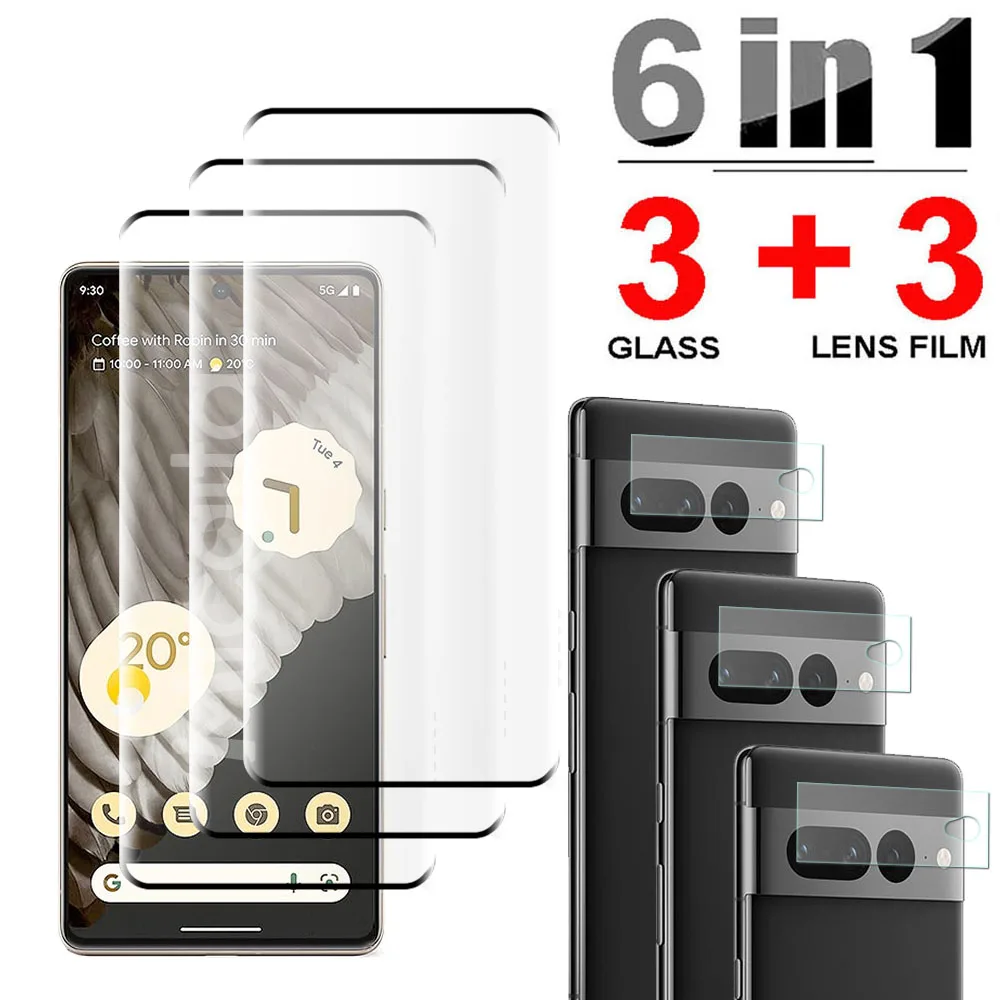 Best Screen Protector Google Pixel 7 Pro - 3d Tempered Glass 7 Pro 6 6a ...