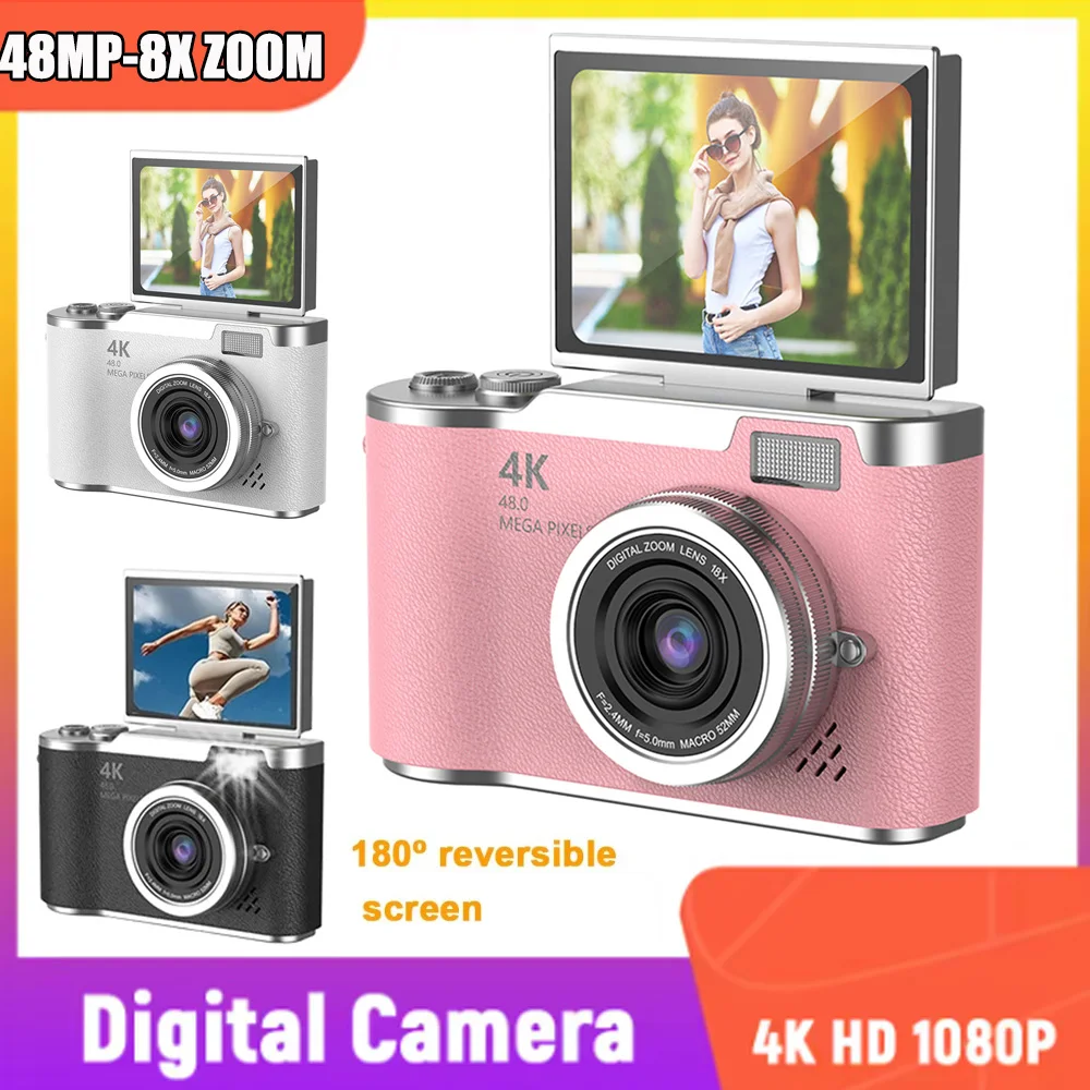 Tapo Camera 4K Digital Camera For Teens 48MP, HD 2.7" TFT Screen, 8x ...
