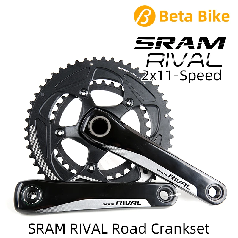 SRAM-RIVAL-Crankset-FC-2x11-Speed-22s-Road-Bike-Bicycle-Part-50x34T ...