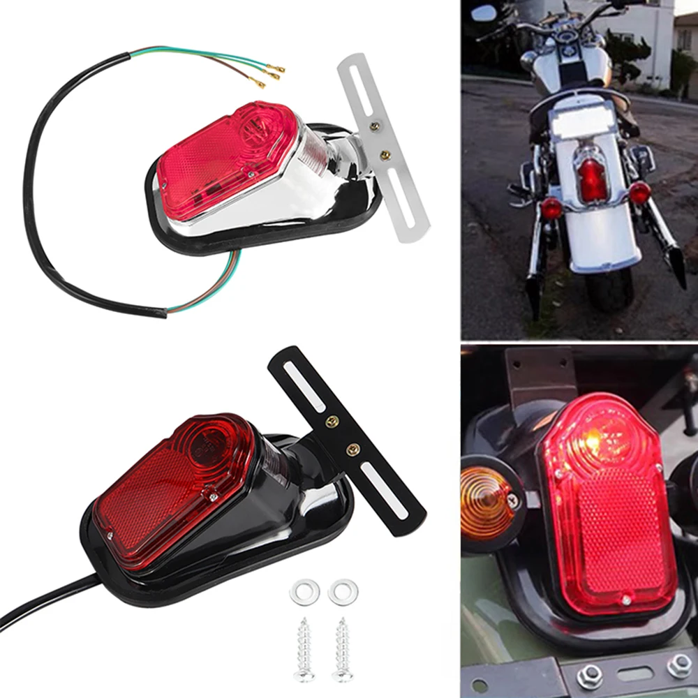 Motorcycle-Tombstone-Rear-Tail-Light-License-Plate-Brake-Lamp ...
