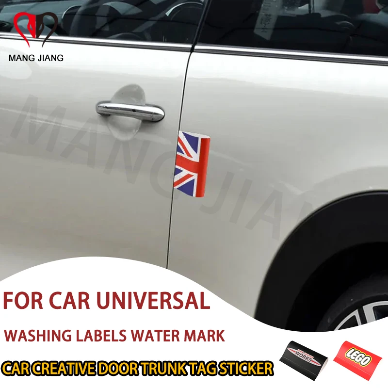 Car Universal Washing Labels Auto Show Door Trunk Decoration Tag ...
