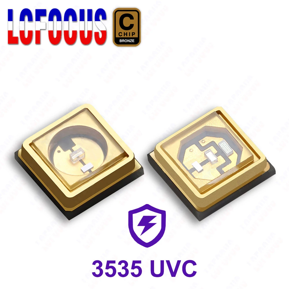 Deep UV LED UVC 270nm 280nm + UVA 395nm Diodo 3535 SMD 4~15mW ...