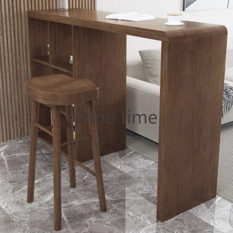 Countertop-Nordic-Bar-Table-Dining-Barman-Bistro-Art-Bar-Counter-Table ...