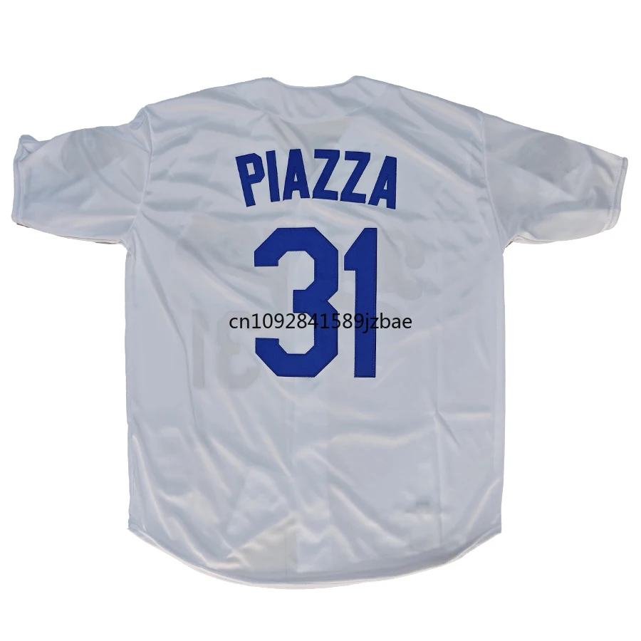Mike Piazza Jersey 31 American Los Angeles Retro Baseball Jerseys 10 ...