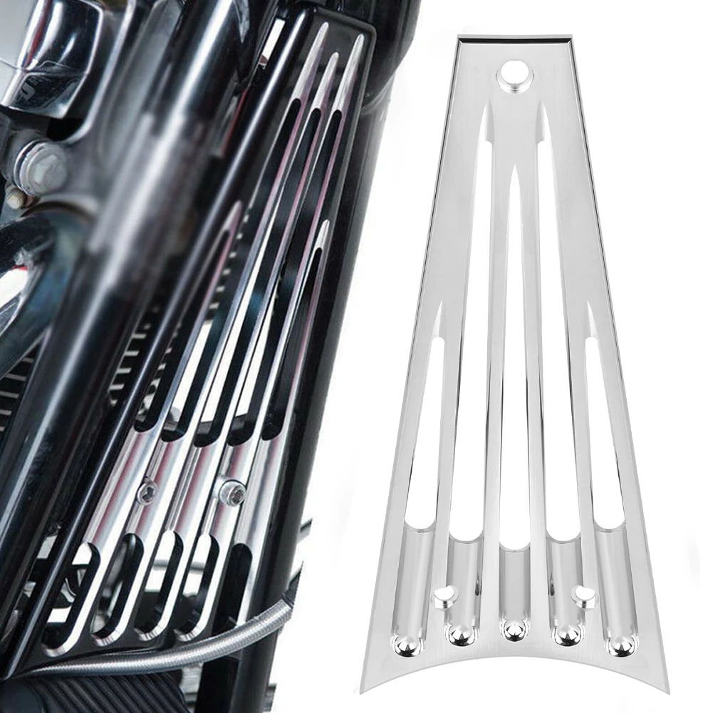 Motorcycle-Chrome-Radiator-Frame-Grill-Cover-Guard-For-Touring-Road ...