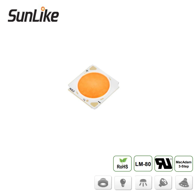 15W SunLike LED COB 시리즈 SAWS1564A CRI typ. LED 스포트, 다운 라이트, 전구, PAR, MR16 diy용 97 35.0V 0.43A ...
