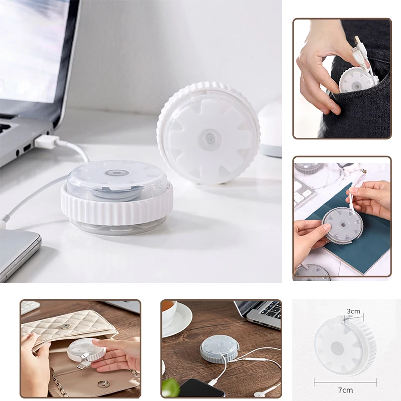 2-PCS-Cable-Organizer-Plastic-Mouse-Cable-Winder-Portable-Headphone ...