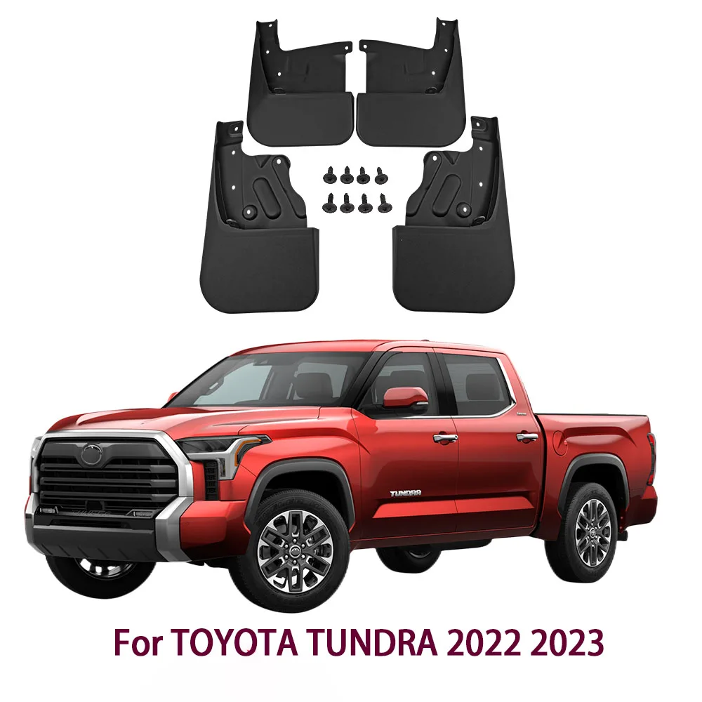 MudFlaps For TOYOTA TUNDRA 2022 2023 Mudguards Mud Flaps Splash Guards ...