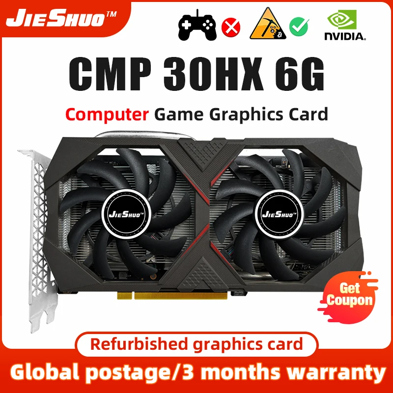 JIESHUO-NVIDIA-CMP-30HX-6GB-mining-dedicated-graphics-card-GDDR6-192BIT ...