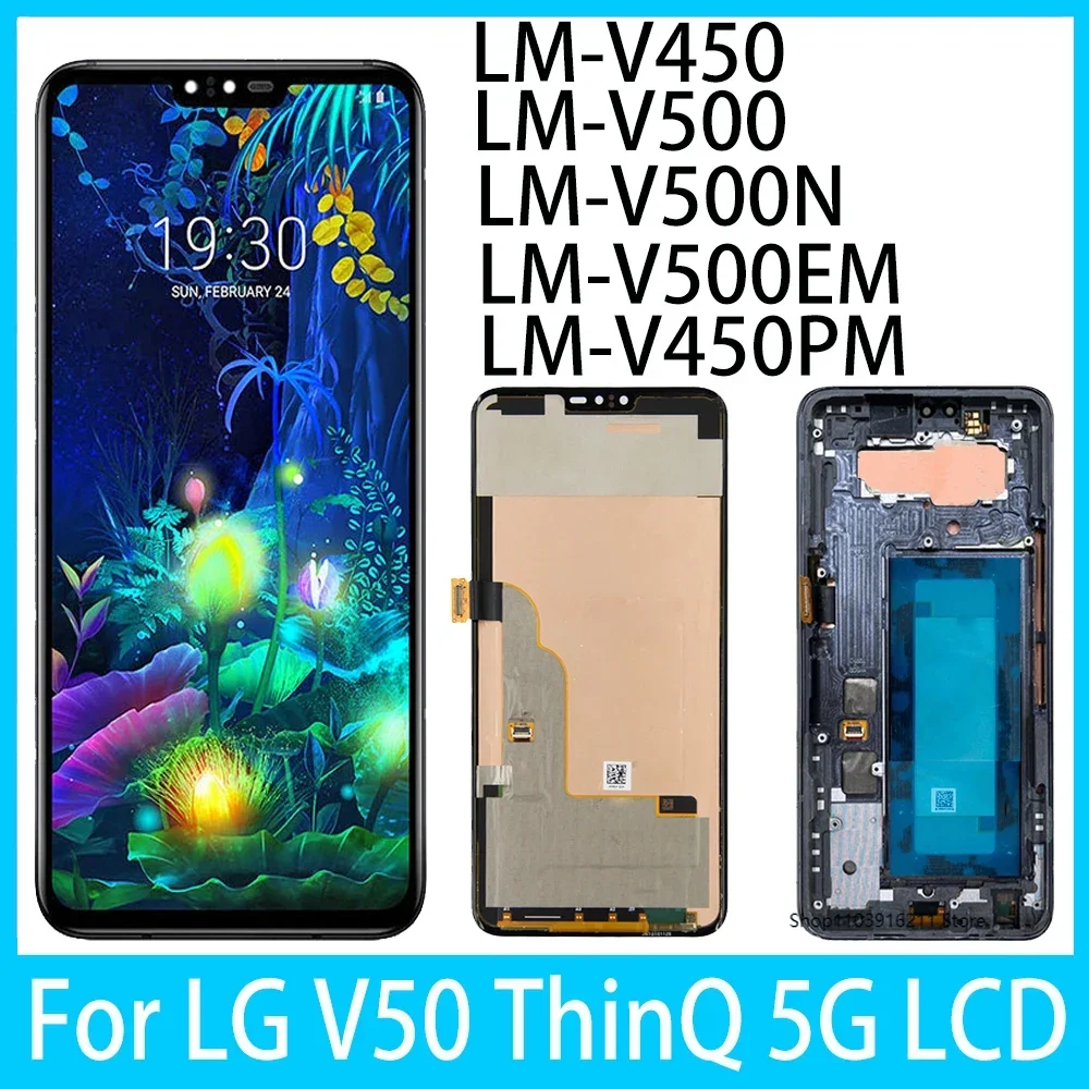 Original-For-V50-ThinQ-5G-LCD-LM-V500-LM-V500EM-Display-Touch-Screen ...