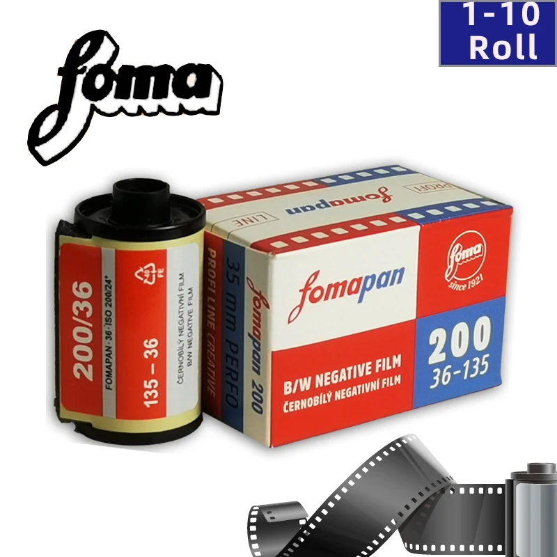 1-3-5-10-ROLLS-Fomapan-Classic-200-135-Negative-Move-Films-Retro-PROFI ...