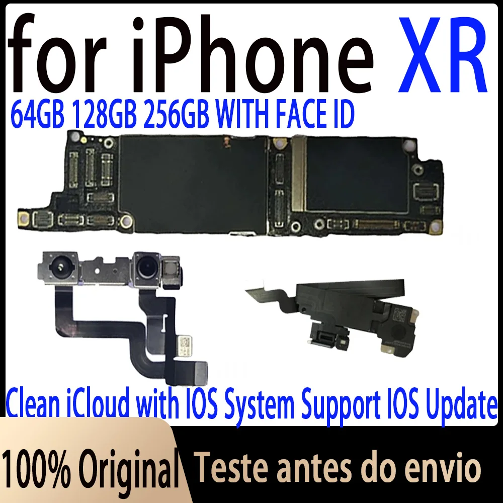 100%Original Unlocked Motherboard For iPhone XR Logic Main Board With ...