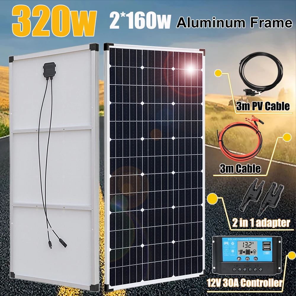 800w-placa-solar-320w-160w-leve-painel-solar-alum-nio-quadro-12v ...