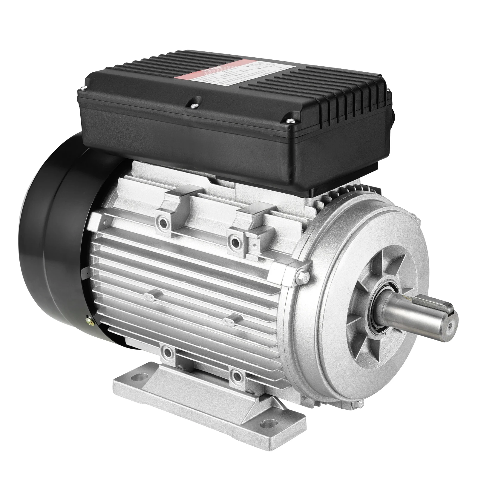 VEVOR-1-5KW-Electric-Motor-1400RPM-AC-220-240V-9-85A-1-Phase-24mm-Keyed ...