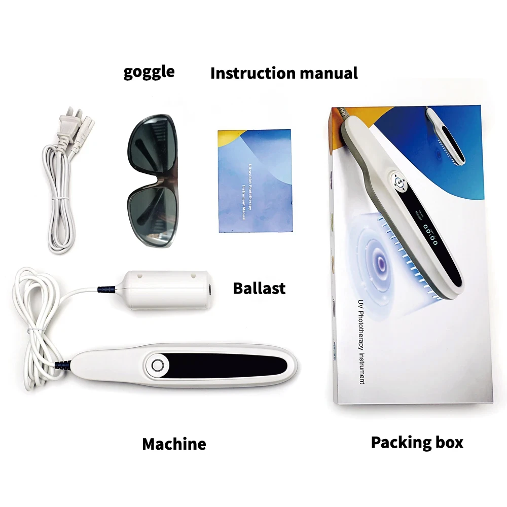 UVB Ultraviolet Phototherapy Instrument Vitiligo Treatment UV 311nm Is ...