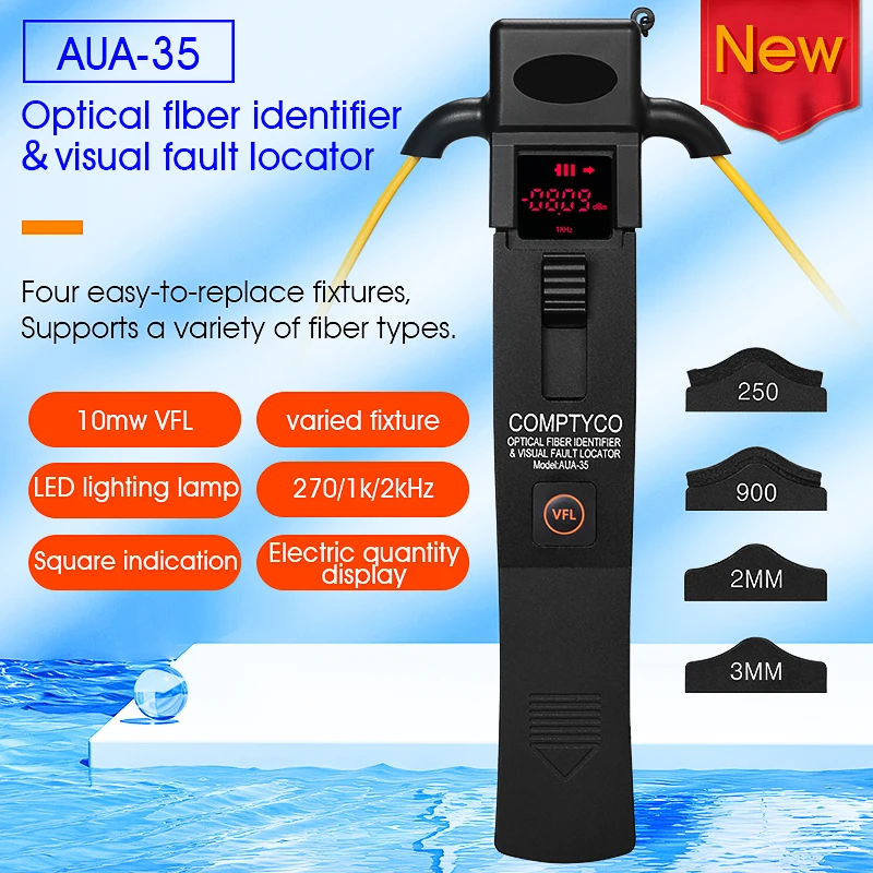 COMPTYCO-AUA-35-40-Optical-Fiber-Identifier-10MW-VFL-LED-light-Fiber ...