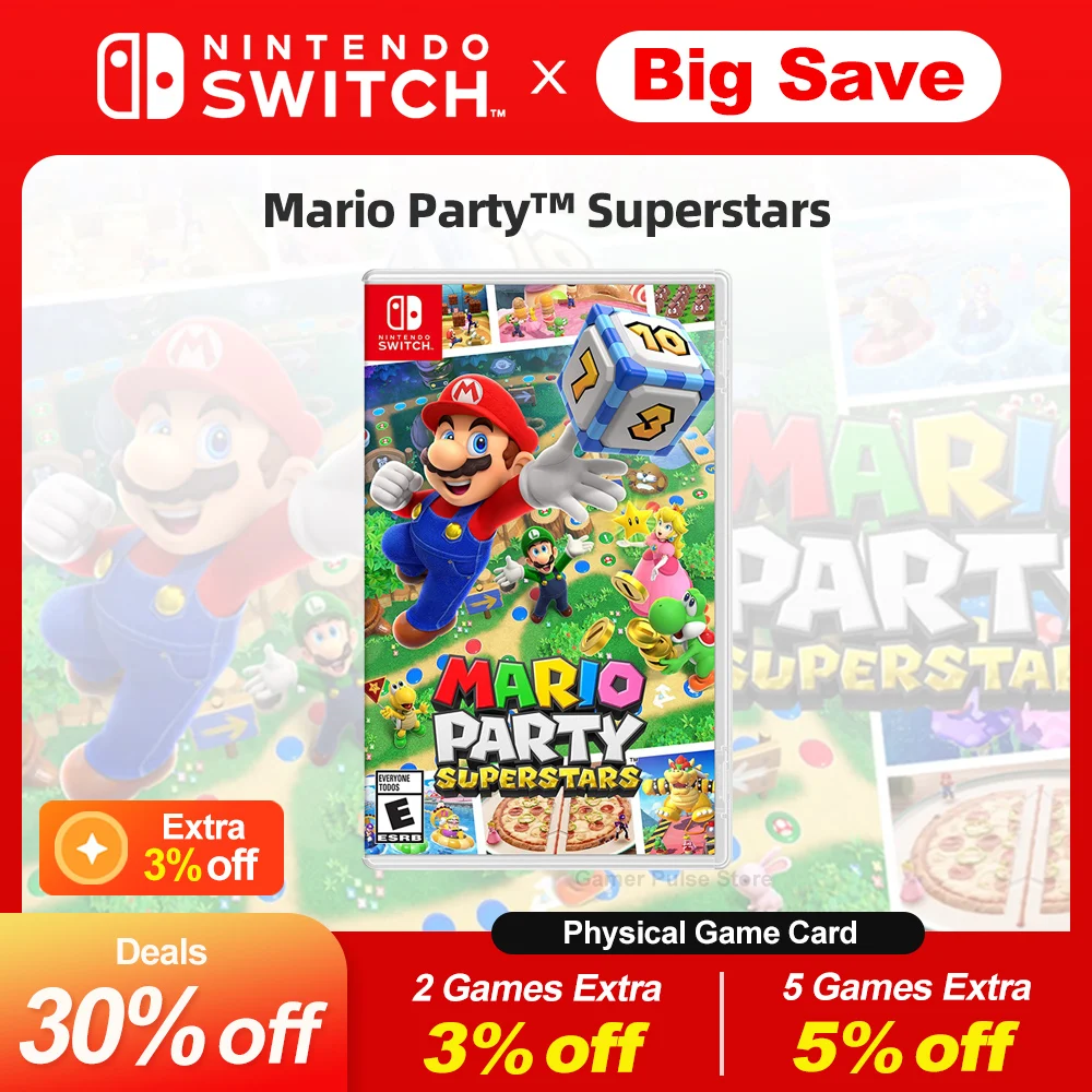 Super Mario Series Games Collections Nintendo Switch Games 100% ...