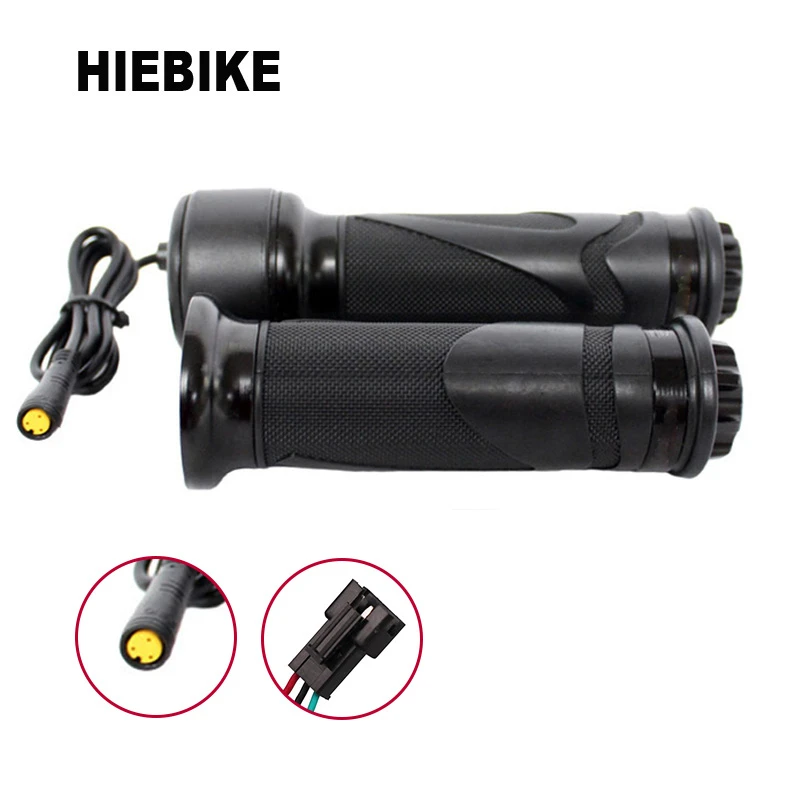 Electric Bike Throttle Grip 24V 36V 48V Waterproof Connector E Bike ...