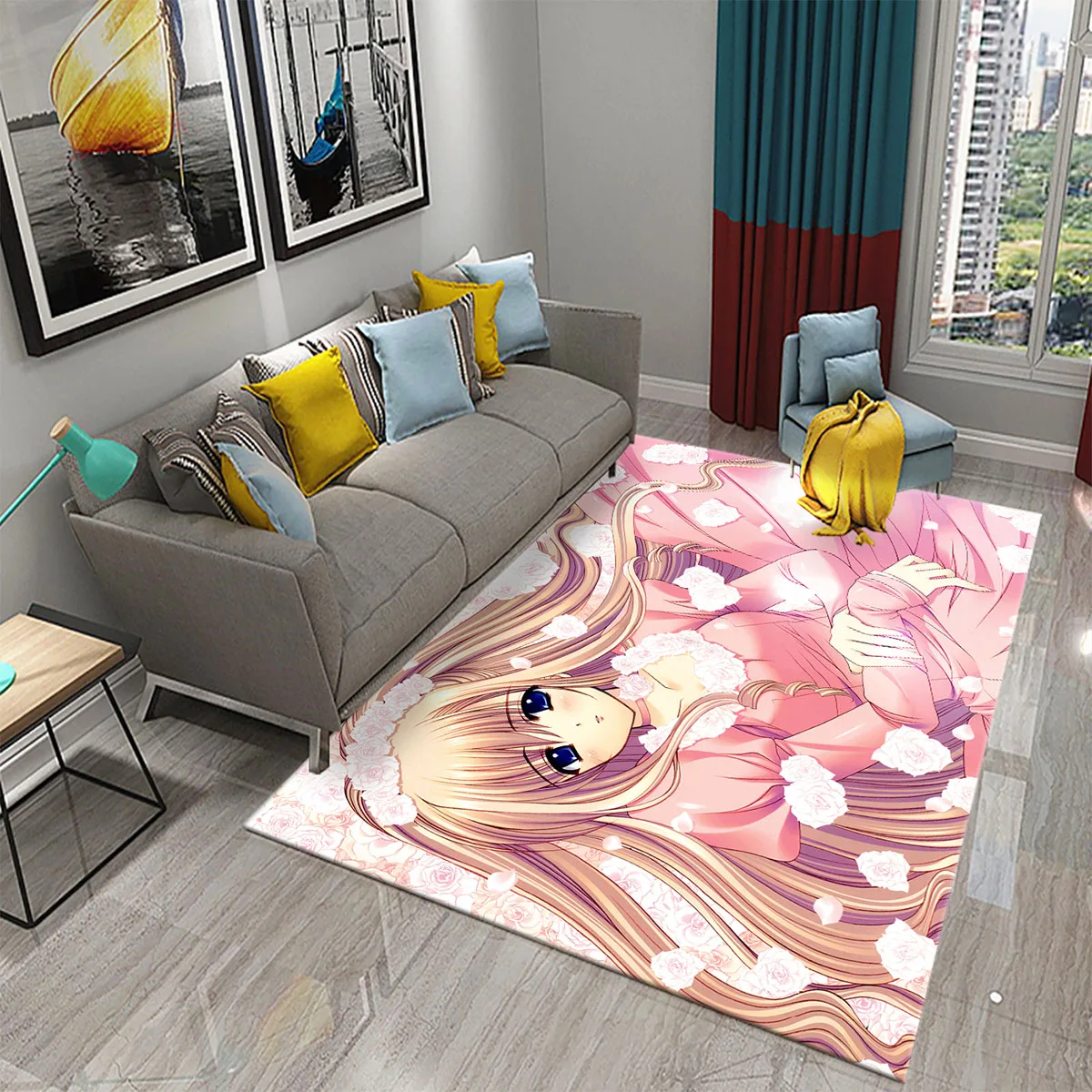 Anime Girl In Sitting Room