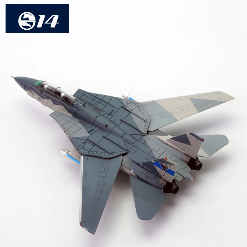 Diecast-1-72-Scale-U-S-Navy-F-14A-Tomcat-Fighter-Jet-Alloy-Aircraft ...