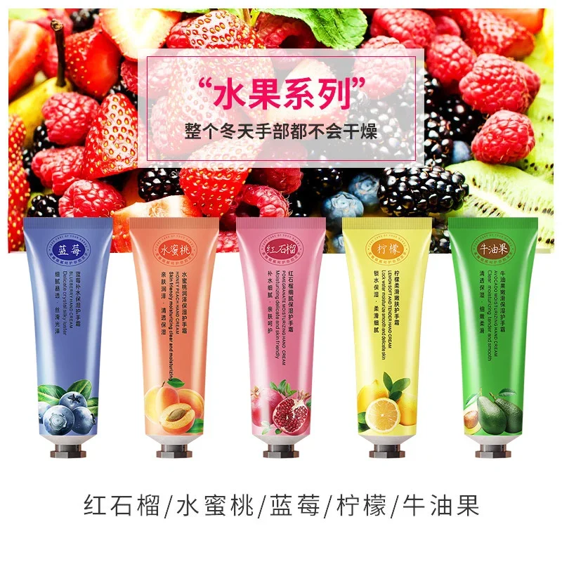 Floral-Hand-Creams-Fruity-Fragrance-30g-Set-Moisturizing-Anti-chapped ...