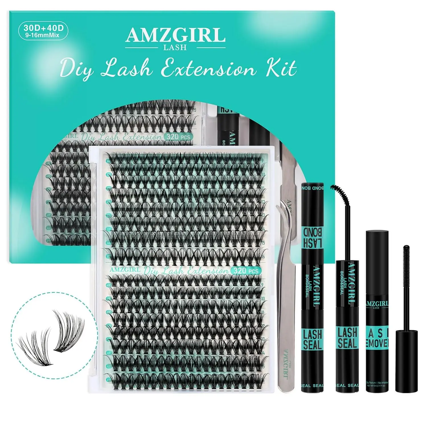 Individual-Pre-Cut-Cluster-C-lios-Extens-es-Kit-Invisible-Banda ...