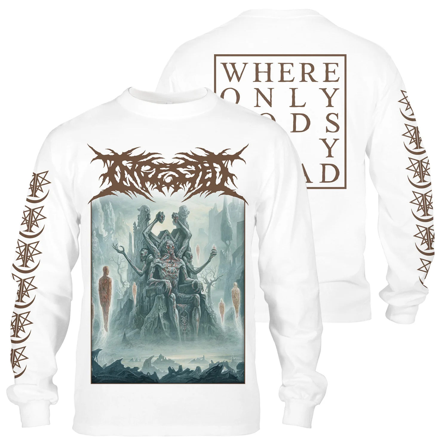 SLAM-DEATHCORE-INGESTED-Tshirt-Black-Metal-Band-T-Shirt-Mens-Cotton-T ...