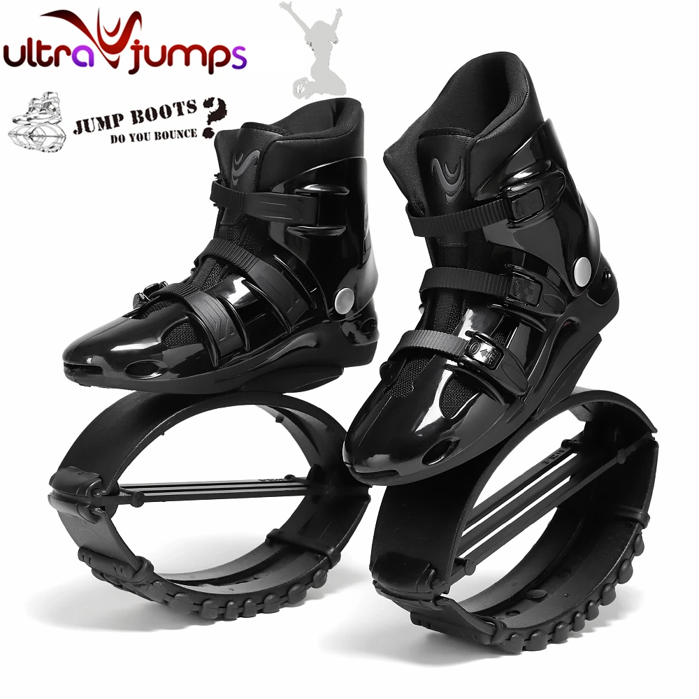 Black Color New And Improved Kangaroo Jump Power Shoes Moon Shoes ...
