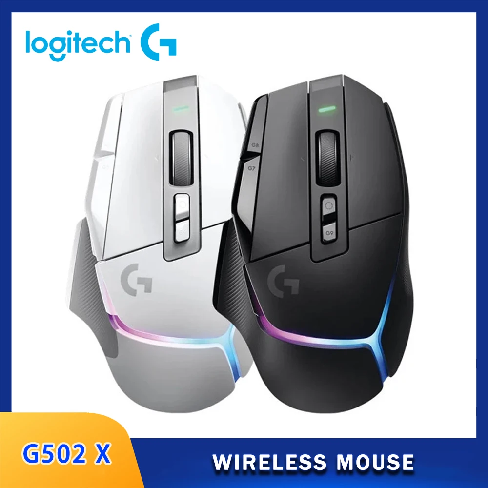 Logitech G502 X Mouse Sem Fio G502X LIGHTSPEED 25K Hero Sensor Óptico ...