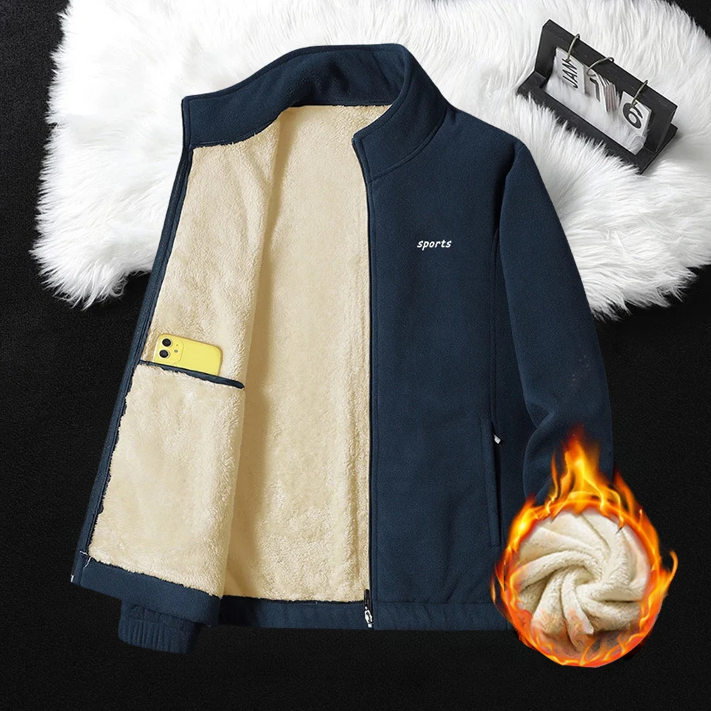 Sherpa-Jacket-Men-Wool-Lined-Jacket-Winter-Fleece-Zip-Up-Jacket-Men ...