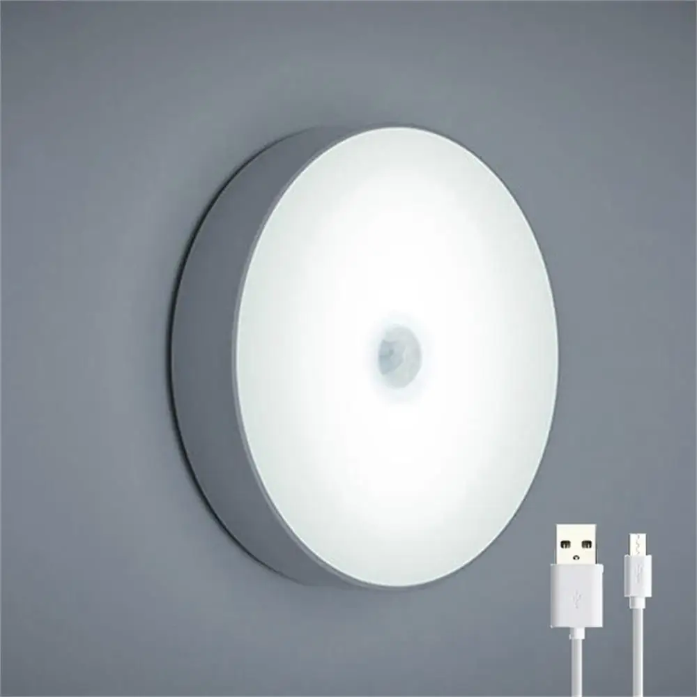 ⭐Lampe Led ronde rechargeable USB avec détecteur de mouvement ...