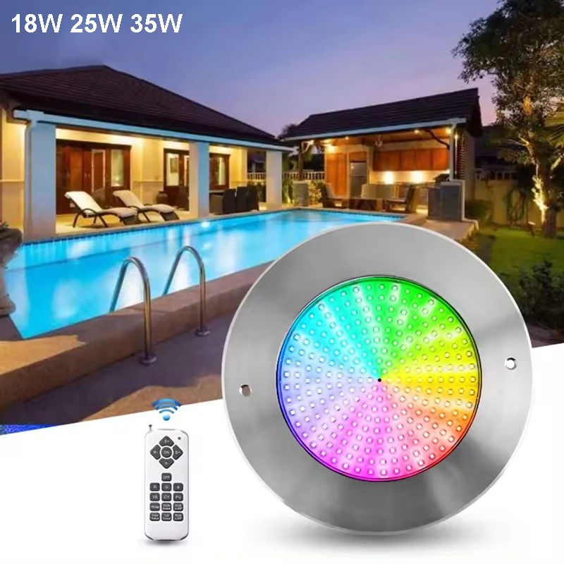 Ultra-Thin-LED-Swimming-Pool-Lights-Resin-Filled-Colorful-RGB ...