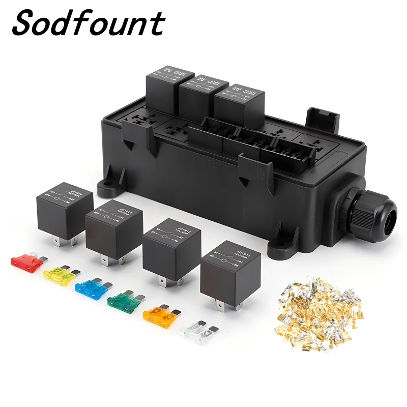 12V-24V-40a-Waterdichte-Veiligheidskast-Auto-Relais-Veiligheidskast-Rv ...