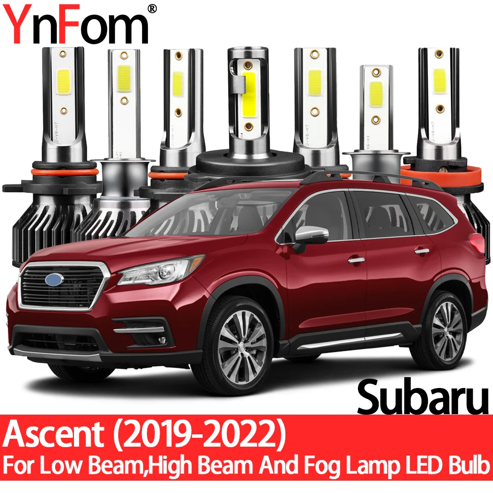Ynfom Subaru Special Led Headlight Bulbs Kit For Ascent 2019-2020 Low ...