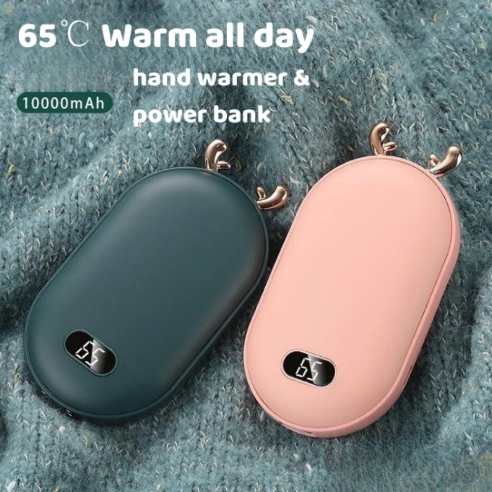 2-in-1-Pocket-Hand-Warmers-Power-Banks-10000mAh-Battery-Temperature ...