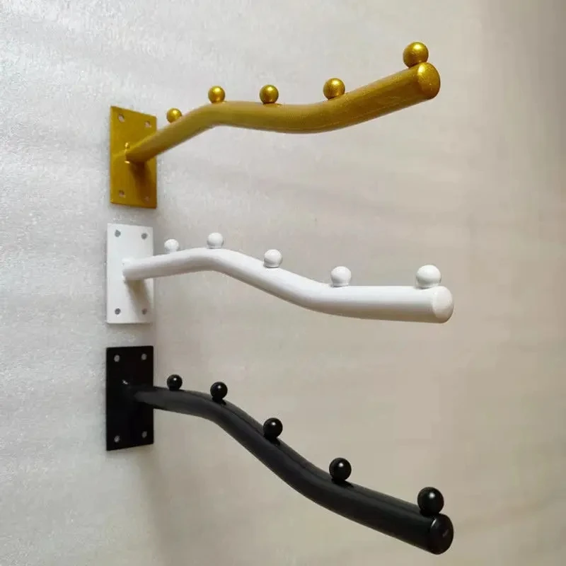 Durable-Quality-Clothing-Shops-Hangers-Rack-Wall-Hooks-Furniture-Iron ...