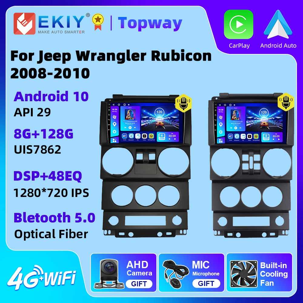 EKIY-Autostereo-Head-Unit-For-Jeep-Wrangler-Rubicon-2008-2009-2010-Car ...