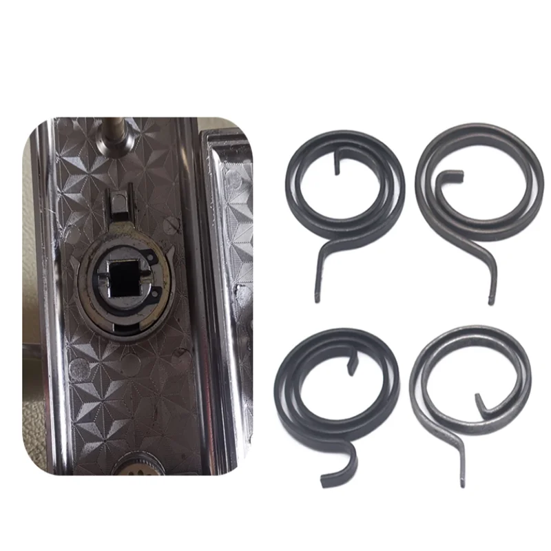 MSWJ Security Door Lock Handle Flat Wire Torsion Spring Door Handle ...