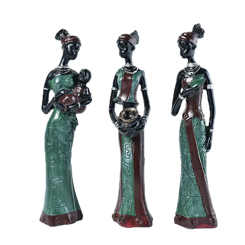 3pcs-Home-Decor-Statues-And-Figurines-Modern-Sculptures-Resins-Living ...