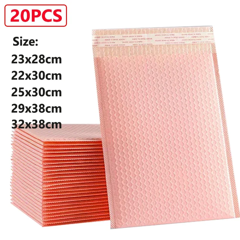Bubble-Mailers-Light-Pink-Poly-Bubble-Mailer-Self-Seal-Padded-Envelopes-Gift-Bags-20PCS ...