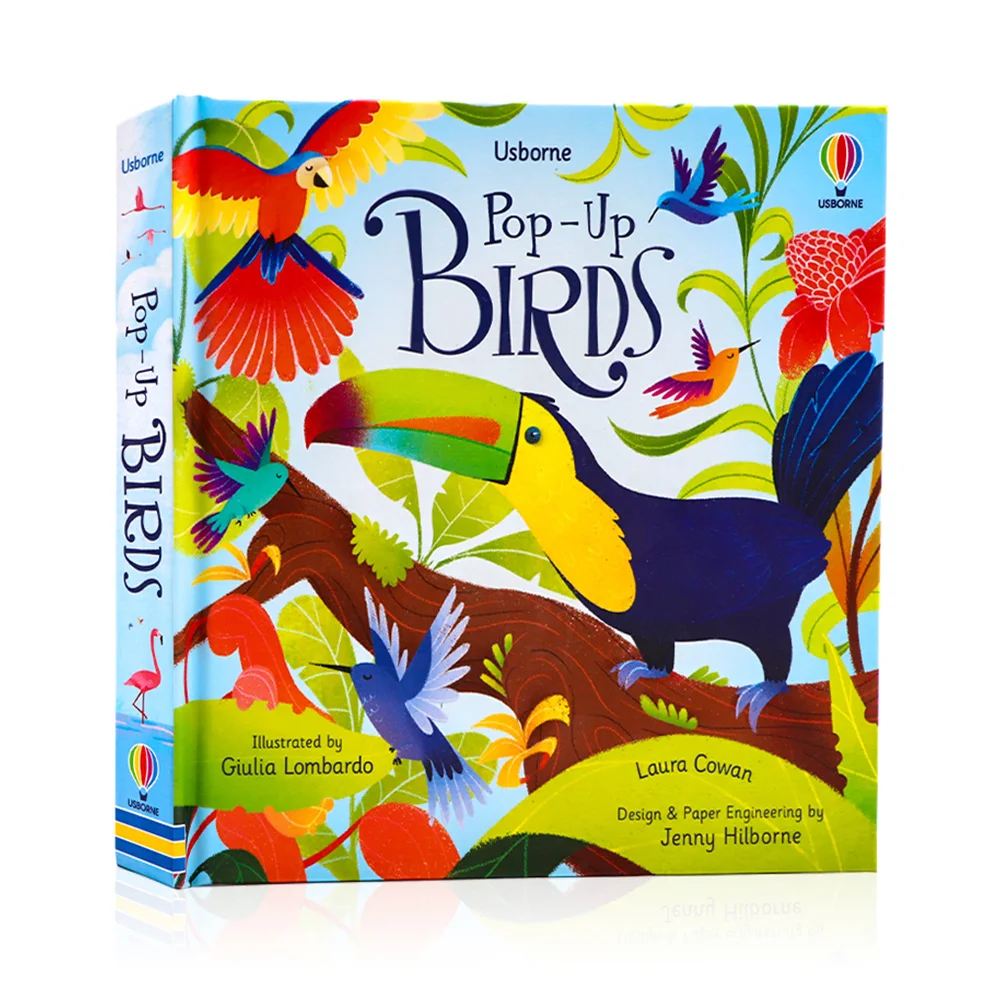 Birds-Usbrone-Pop-Up-English-Cardboard-Books-Educational-Flap-Picture ...