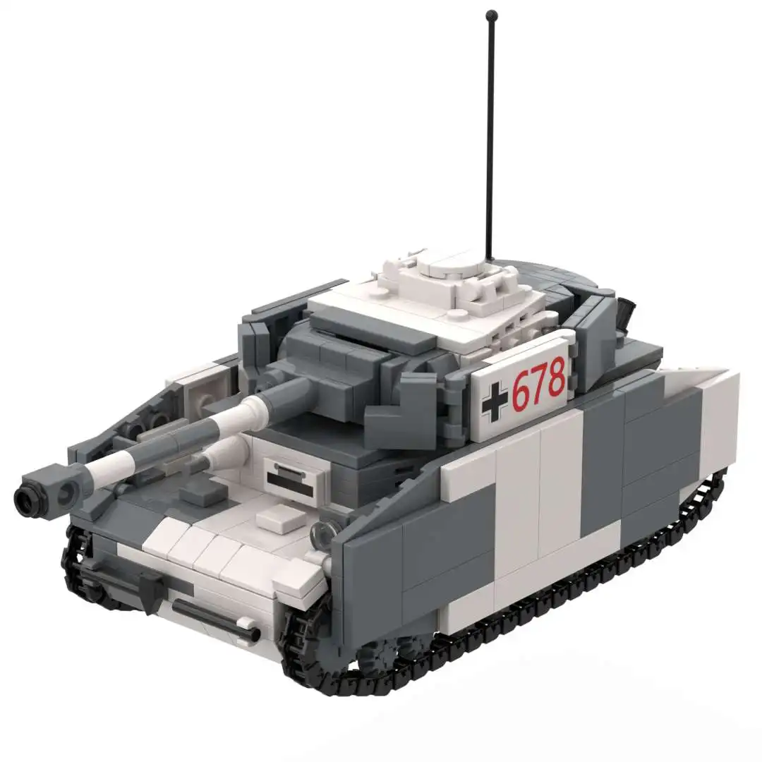 German-Army-WW2-Panzer-IV-ausf-H-Tank-Winter-Camouflage-Military ...