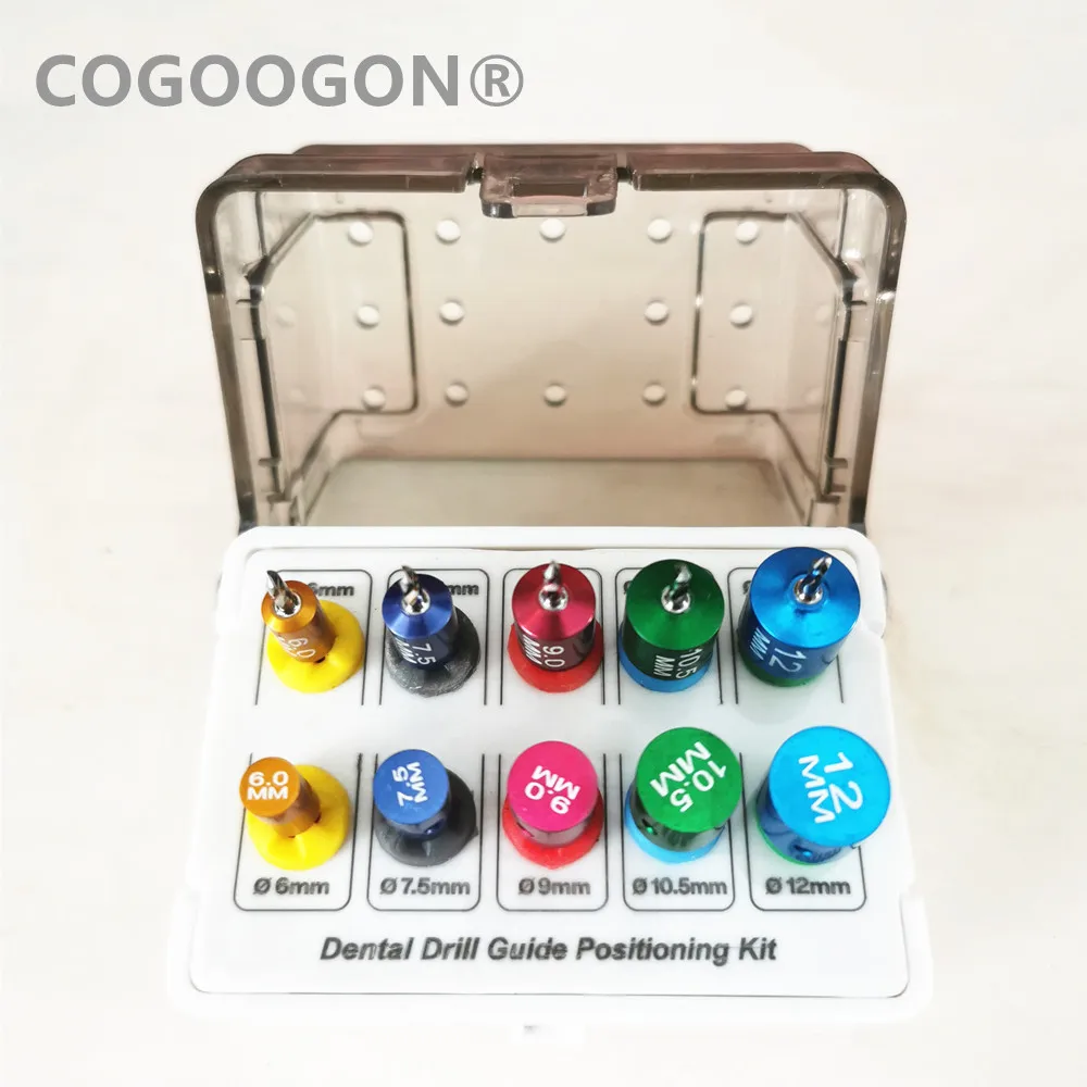 1Set DENTAL DRILL IMPLANTS GUIDE & POSITIONING KIT BUR WITH SURGERY ...